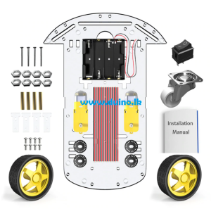 Smart Robot Car Kit 2WD Speed encoder Battery Box - Duinolk | The ...