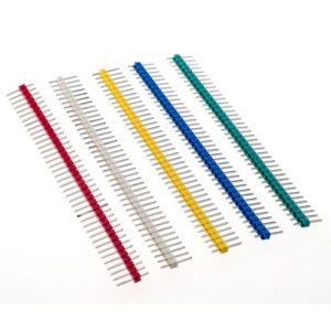 Male Pin Header Breakable strip 2.54mm 1X40 *1Pcs Red/Yellow/Blue/White ...