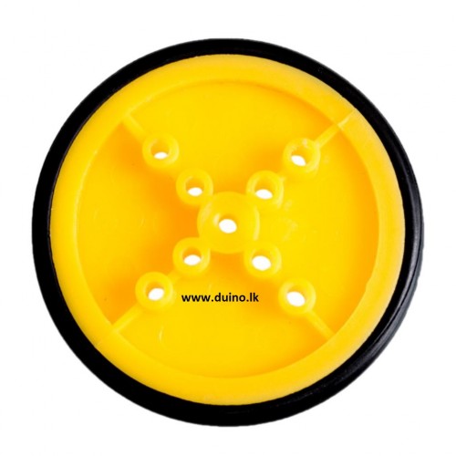 Small Smart Car Tire Plastic Robot Chassis Wheel - Duinolk | The ...