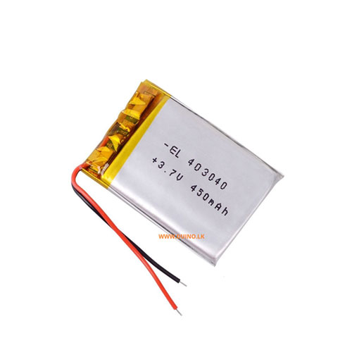 450mah 3.7v 403040 lithium li-polymer rechargeable battery Li-Po ...