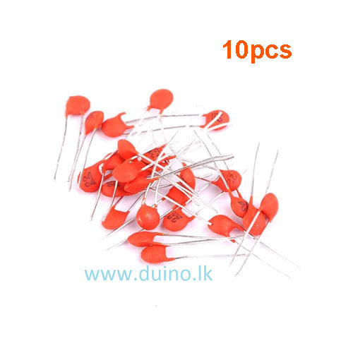 10Pcs Ceramic Disc Capacitors 0.1uF 104 4.7PF 10PF 22PF 33PF 47PF 100PF ...