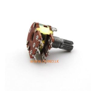 100K Dual Stereo Potentiometer Pot 100K Linear Shaft 20mm - Duinolk ...