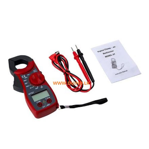 MT87 Digital Clamp Meter Multimeter LCD AC/DC Voltage Tester Current ...