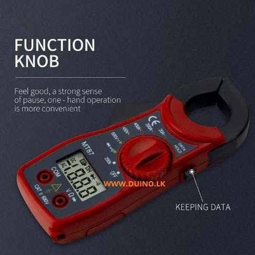 MT87 Digital Clamp Meter Multimeter LCD AC/DC Voltage Tester Current ...