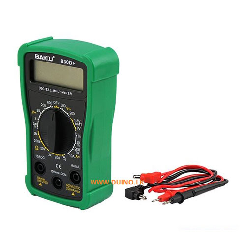 Digital Multimeter BAKU BK-830D+ - Duinolk | The Biggest Arduino Online ...