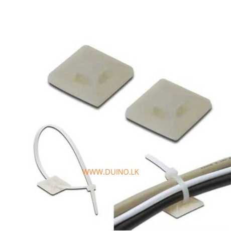 20x20mm Self Adhesive Cable Tie Holder *1Pcs - Duinolk | The Biggest ...