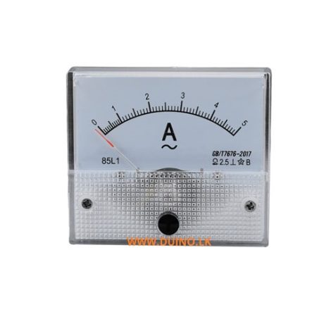 AC 0-5A Analog Ampere Panel Meter Ammeter 85L1-A 2.52×2.2×2.36 inches ...