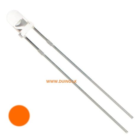1000Pcs 3mm Orange Water Clear LED 3.0-3.2VDC Packet - Duinolk | The ...