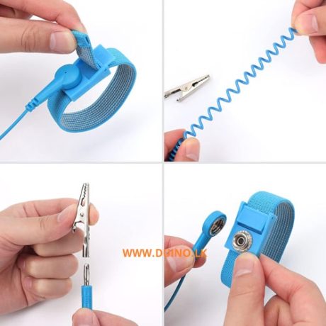 Anti Static Wrist Strap Adjustable Antistatic Bracelet with Alligator ...