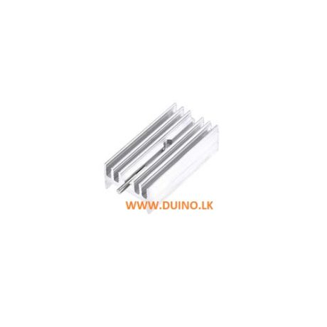 25x15x9mm Aluminium Heat Sink Radiator Cooler - Duinolk | The Biggest ...