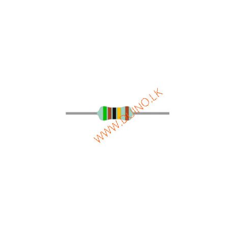 51Ohm 1/4W 51R 5% Carbon Film Resistor 10Pcs - Duinolk | The Biggest ...