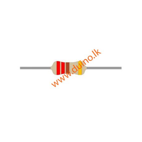 220Ohm 1/4W 220R 5% Carbon Film Resistor 10PCS - Duinolk | The Biggest ...