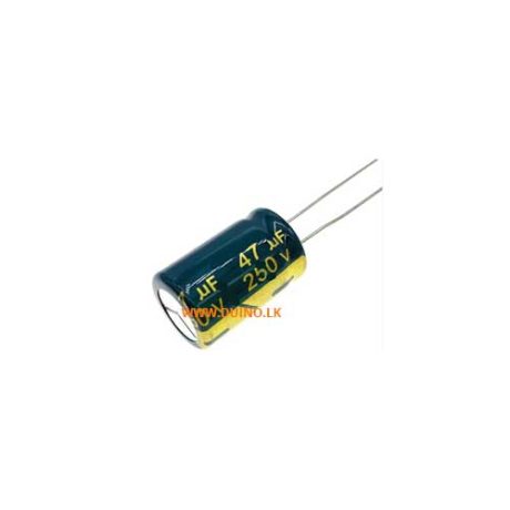 47UF 250V Aluminum Electrolytic Capacitors - Duinolk | The Biggest ...
