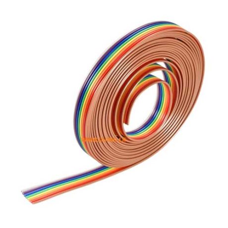 Rainbow Color Flat Ribbon Cable 8 Way 1.27mm Pitch *1M - Duinolk | The ...