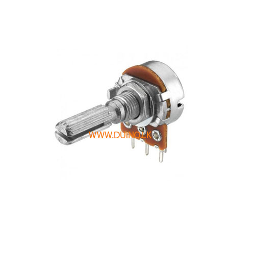 B5K Linear Potentiometer 15mm Shaft With Nuts And Washers - Duinolk ...