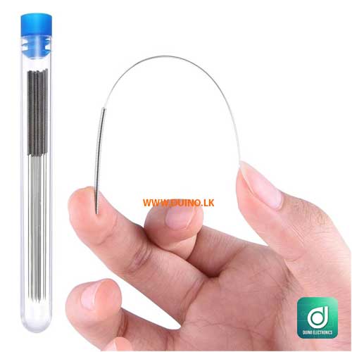 Stainless Steel 3D Printers Nozzle Cleaning Needles Tool *10pcs set ...