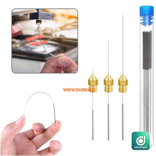 Stainless Steel 3D Printers Nozzle Cleaning Needles Tool *10pcs set ...