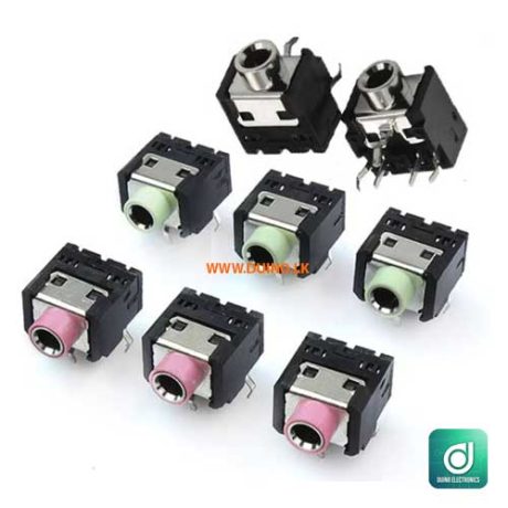 3.5mm Female 5 Pin Stereo Audio Connector PJ306M - Duinolk | The ...