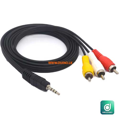 3 RCA to 3.5mm AV Input Adapter Cord Cable - Duinolk | The Biggest ...