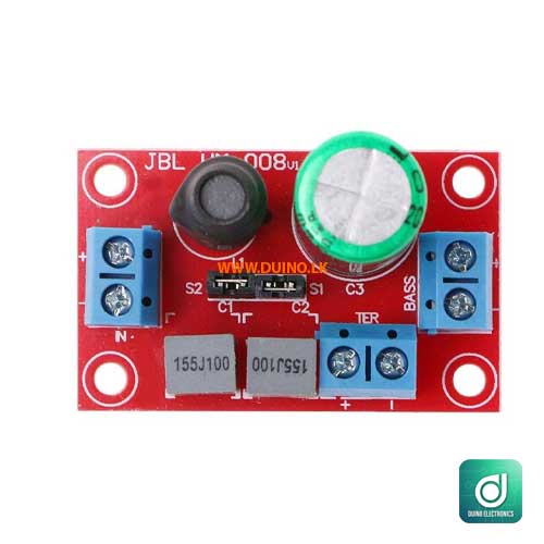2 Way Treble Bass Frequency Divider Adjustable Crossover Filter for car ...