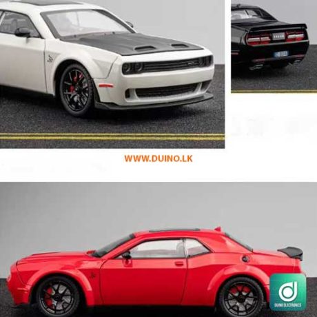 Dodge Challenger SRT Hellcat Redeye Super Muscle Car Diecast Model 1:24 ...