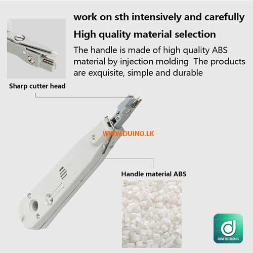Punch Down Tool Krone Type IDC RJ45 RJ11 Cat5e Cat6 Terminal Insertion ...