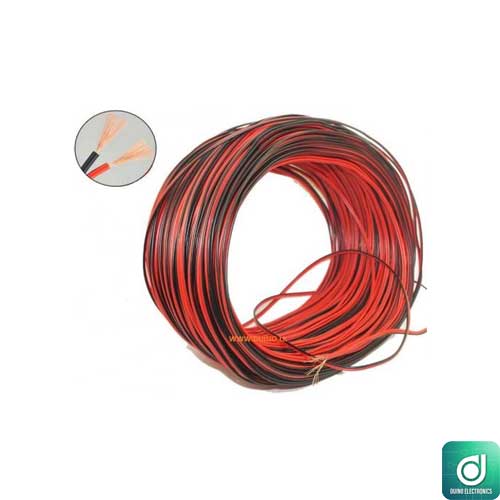100M Roll Wire 2 Core Twin 24AWG 300V Speaker Wire - Duinolk | The ...