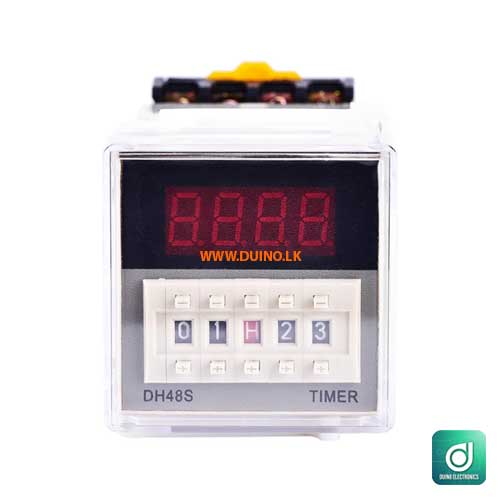 DH48S-2Z 220V Digital Time Relay Dual Timer Delay 0.01s-99h 5A 250VAC ...