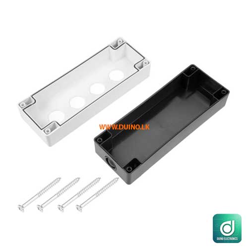 Control Station Box 22mm 4 Push Button Hole Waterproof Enclosure ...