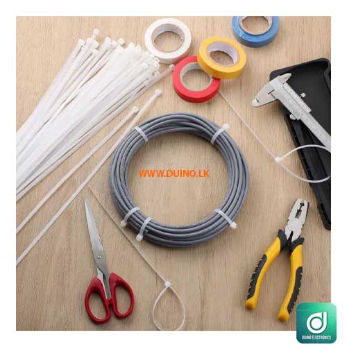 100Pcs Zip Ties Heavy Duty Plastic Zip Wire Ties Self Locking Tie Wraps ...